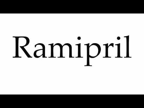 How to Pronounce Ramipril