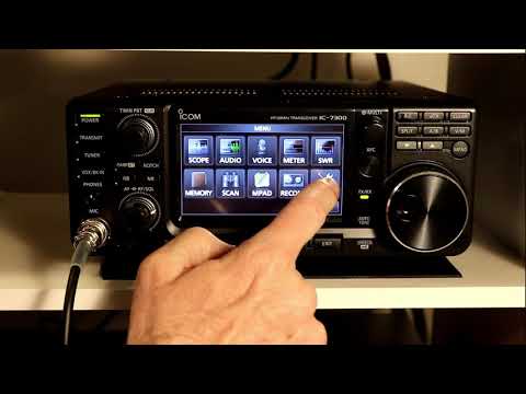 Icom IC7300 A to Z #9 Finish Acc Audio and AGC function (manual pg 4-4)