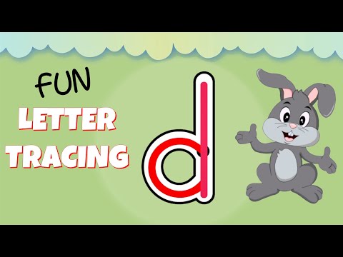 How to Write the Lowercase Letter d - Lowercase Alphabet for Kids