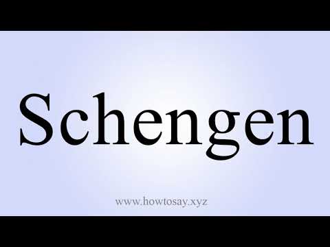 How to Say Schengen