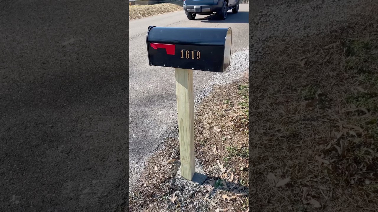 DIY SIMPLE MAILBOX BUILD