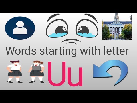 Words start with letter Uu| Letter Uu |phonics | letter Ul sound|learn letter Uu- Bacho ki masti tv