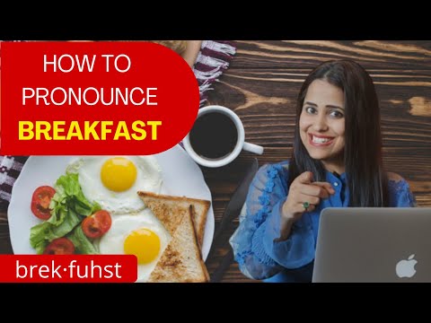 How to Pronounce "Breakfast" correctly | Breakfast Pronunciation | Learn with Let's Lead | Word 1
