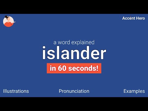 ISLANDER - Meaning and Pronunciation
