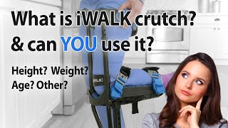 iWALKFree 3.0 Hands Free Crutch Pain Free Knee Crutch Alternative to ...