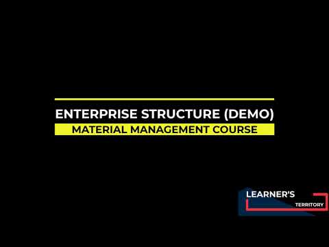 Configuration of Enterprise Structure in SAP MM | Org structure Configuration | SAP MM Course