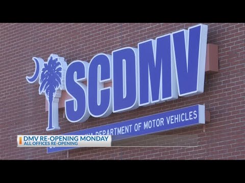 SC DMV to reopen offices