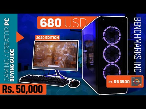 Best Rs.50,000 or 680 USD Budget Gaming Editing Creator PC Build Guide Ft Ryzen 5 3500, GTX 1650S