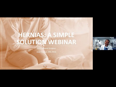 Hernias: A Simple Solution - Dr. José Espinel