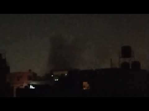 Fire blast in factory godown at Thigalarapalya main road II Peenya 2nd stage II Bangalore