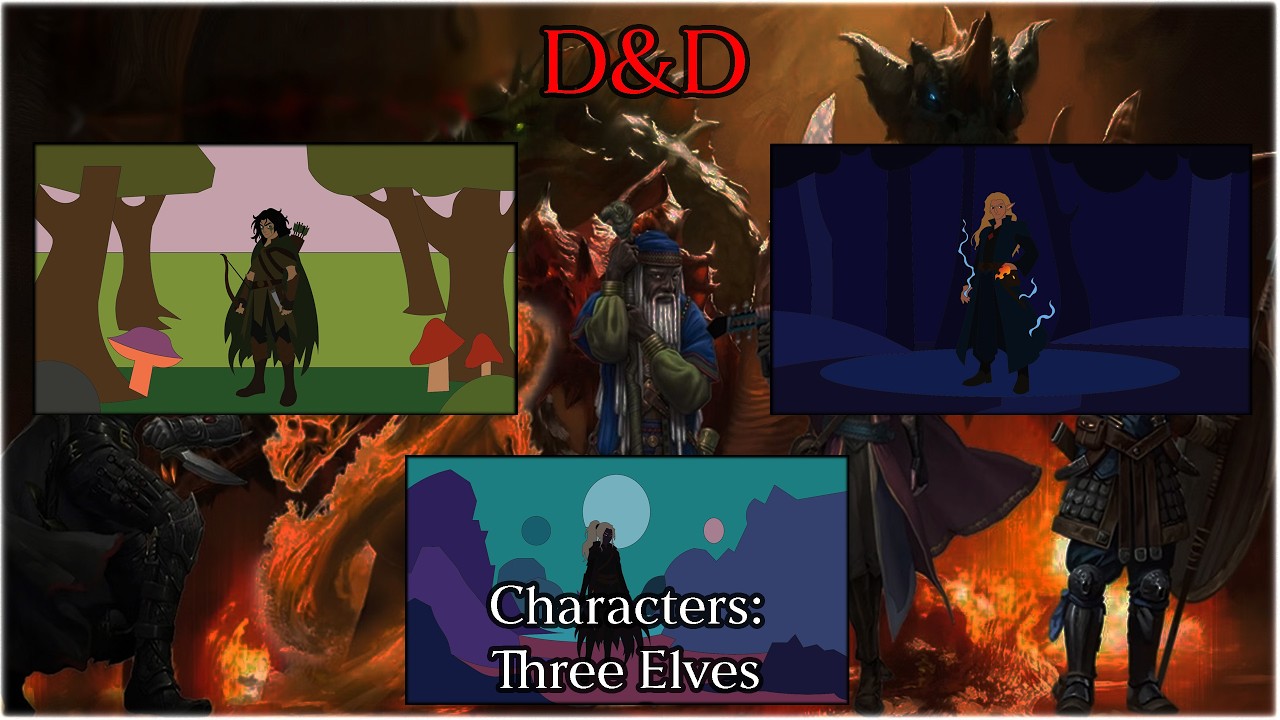 D&D Designs: Characters: Three Elves
