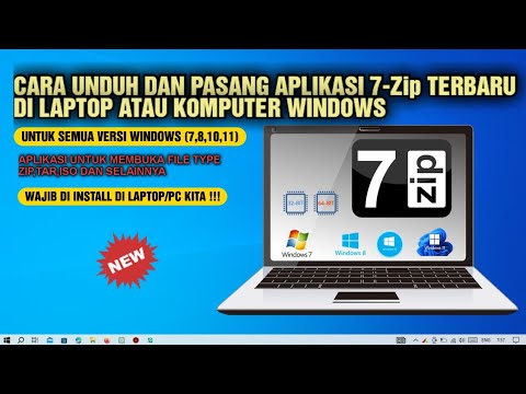 Cara Download Dan Install Aplikasi 7zip Terbaru di Laptop/Pc Windows 7/8/10/11