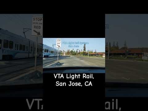 VTA Light Rail System. #short #shorts #shortsfeed #VTA #subscribe #sanjose #transport #rail