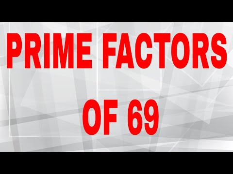 Prime factors of 69