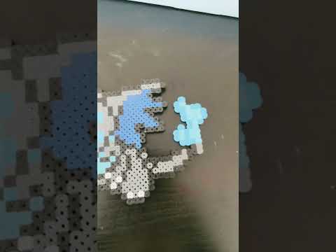 Mega charizard perler bead creation