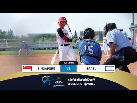Highlights | Game 8 Singapore vs Israel | 2024 WBSC Men's Softball World Cup - Group B