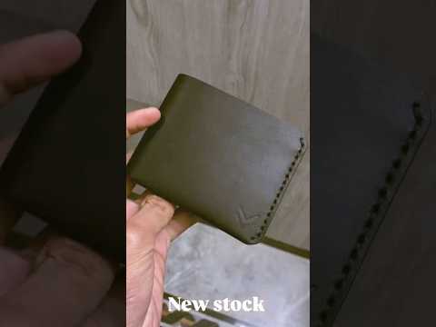 Mr. Leather Bifold Wallet โ Slim, Durable, Functional | #genuineleather #viral #shorts #shortvideo