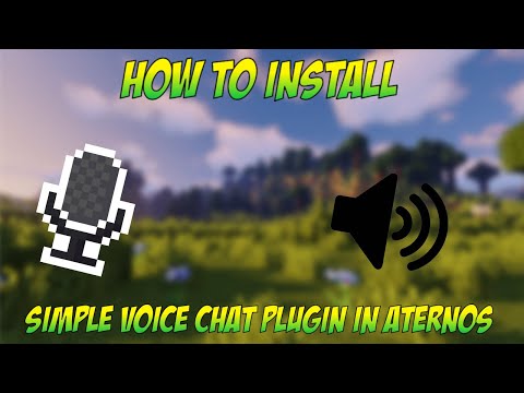 How to Install Simple Voice Chat Plugin in Aternos Server ( Talk In Game) Minecraft