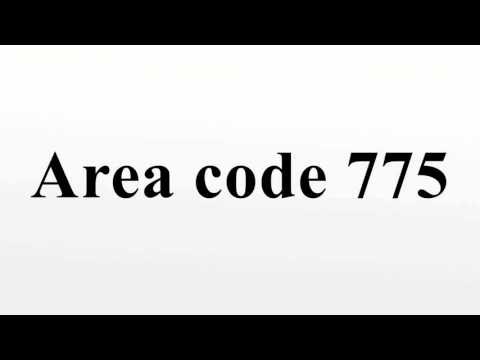 Area code 775