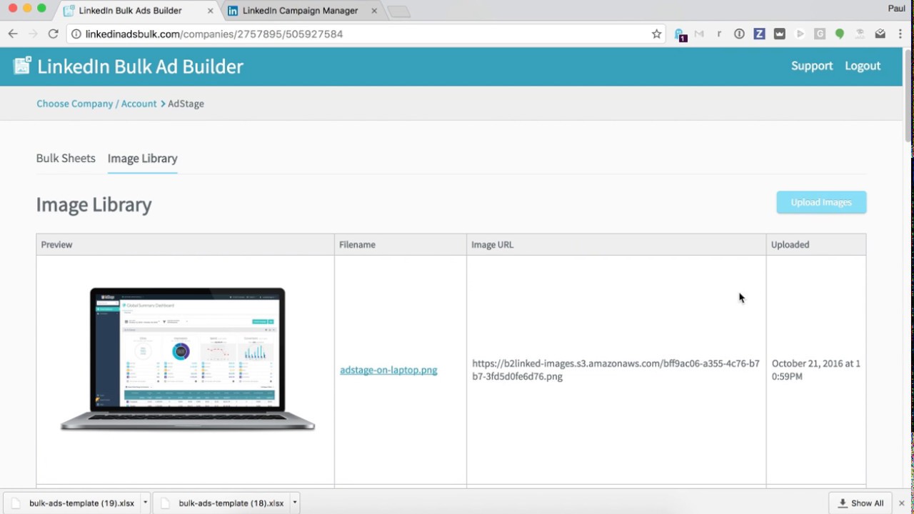 Linkedin Bulk Ad Publisher Tool