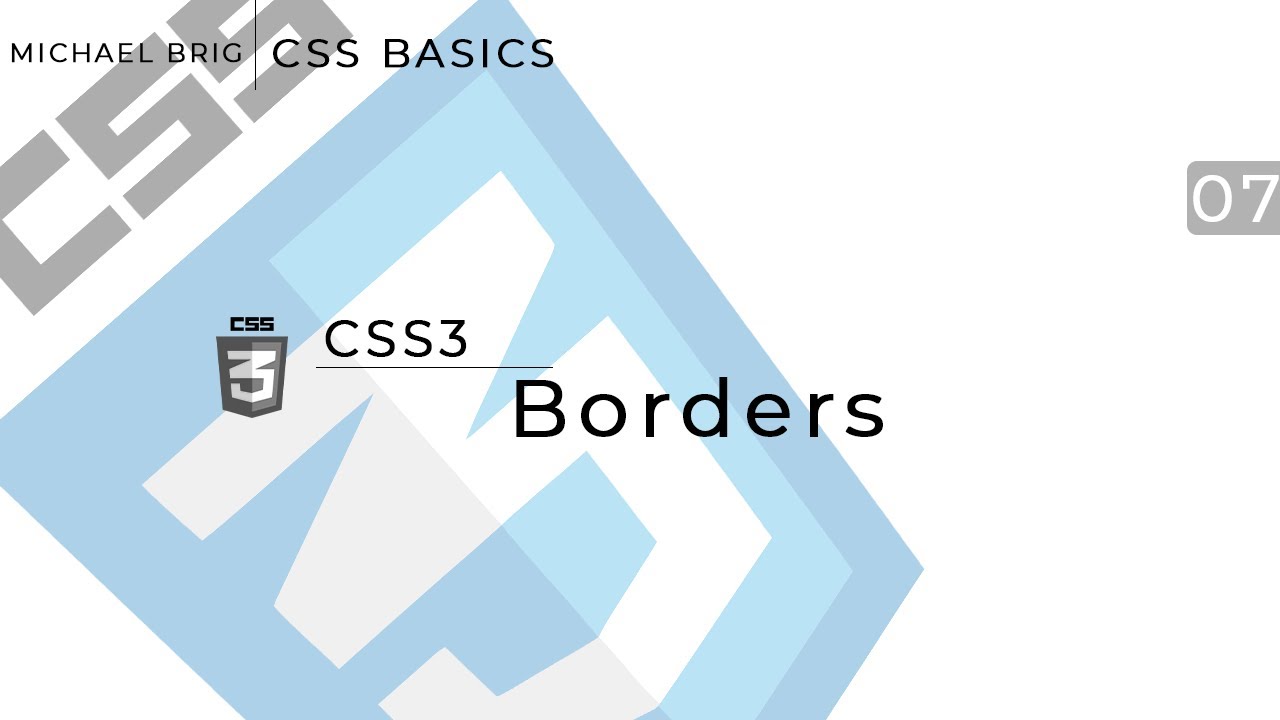 CSS Basics - Borders