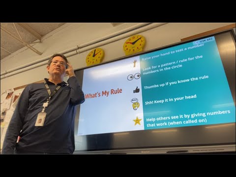 "What's My Rule?" Number Sense Routine (May 5, 2025)
