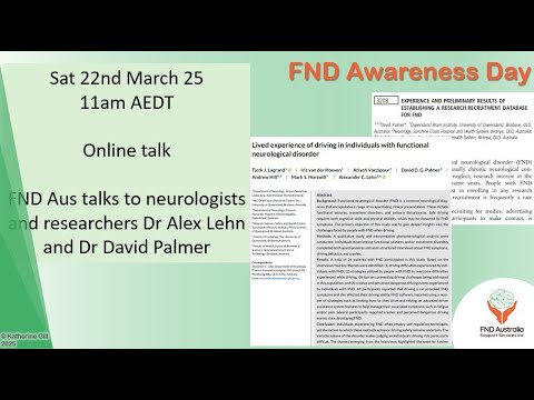 FND Aus speaks to FND neurologists and researchers, Dr Alex Lehn and Dr David Palmer