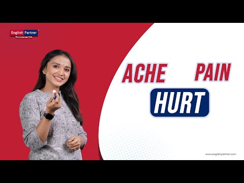 ACHE, PAIN & HURT | ☎ +91 6382262627 | Spoken English Online | English Partner Hindi