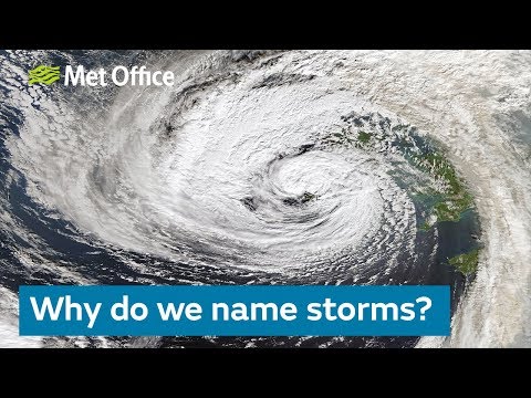 Why do we name storms?