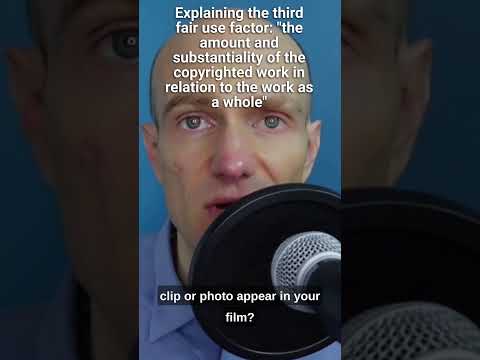 Explaining the fair use factor of "the amount and substantiality of the copyrighted work"