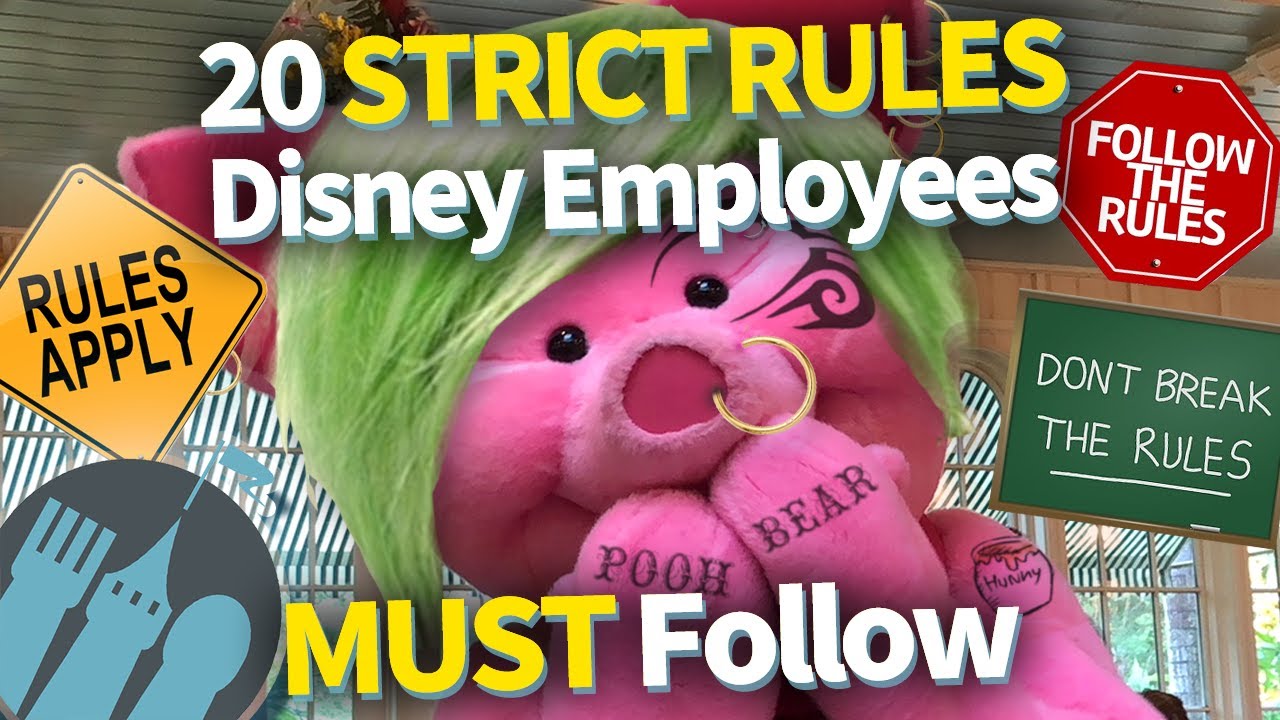 MyDisneyFix | 20 STRICT RULES Disney Employees MUST Follow! | DFBGuide