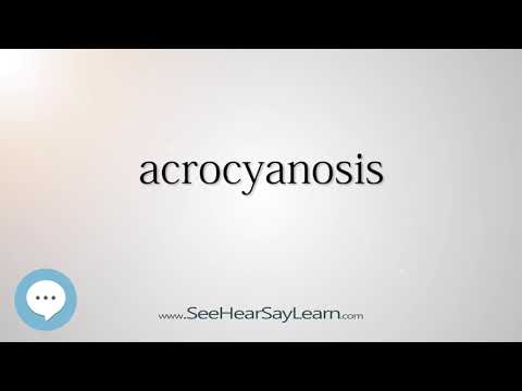 acrocyanosis (Every English Word Pronounced) 📕🔊🗣️😎✅