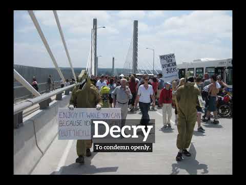 What is Decry? | How to Say Decry in English? | How Does Decry Look?