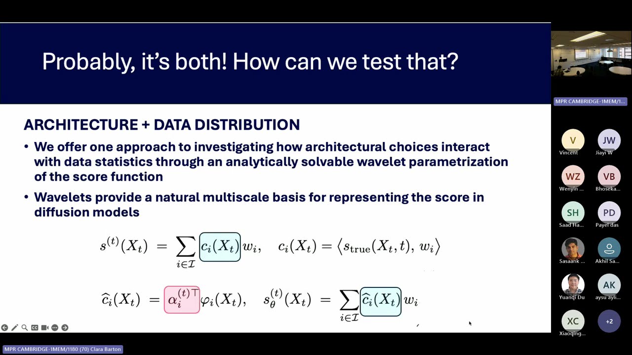 Emma Finn - Where the Score Lives: What Wavelets Reveal About Diffusion Models