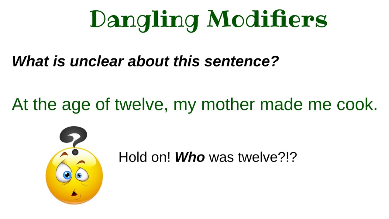 Dangling and Misplaced Modifiers: Revising with Complex Sentences