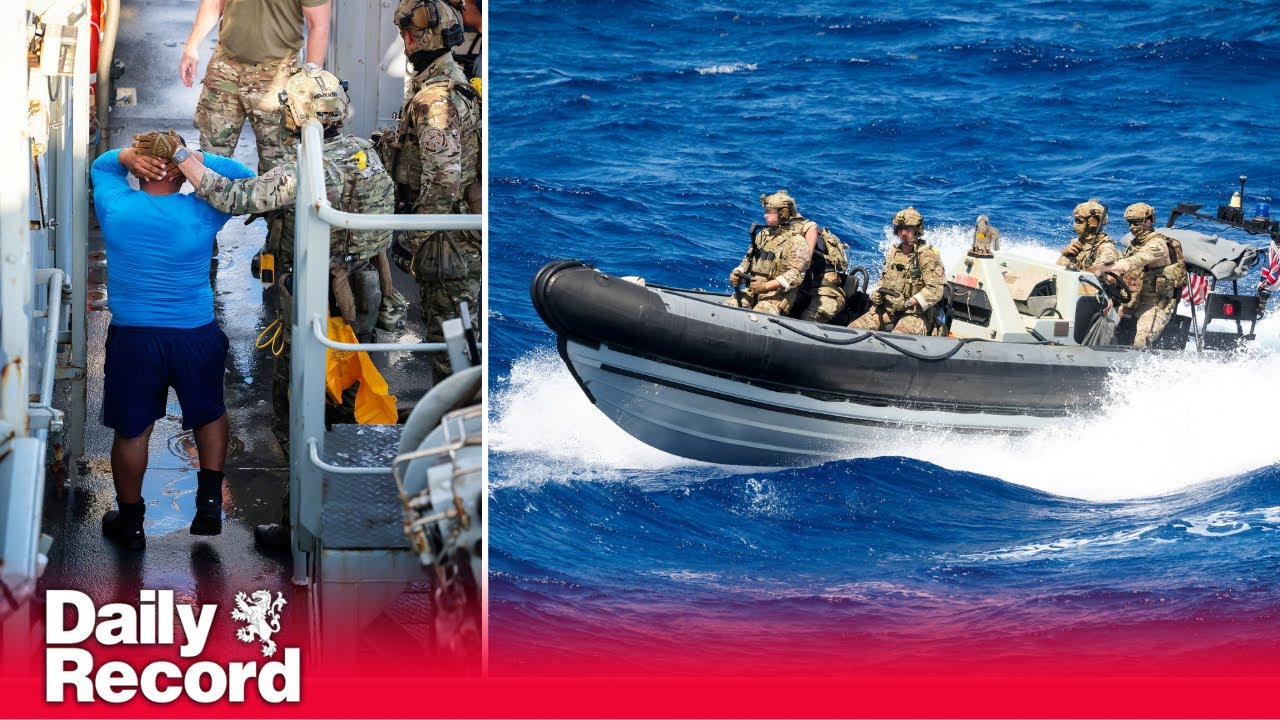 Royal Navy warship seizes more than £40m of cocaine in Caribbean Sea ...