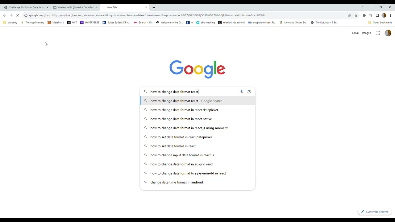 Challenge 24  Format Date for Material UI Datepicker. React Debugging