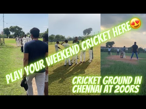 Best cricket ground in chennai| Cricket turf in chennai medavakkam| #cricket #ground #chennai