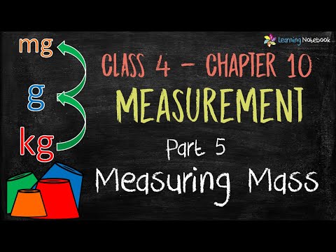 Measurement of Mass Video Lecture - Mathematics for Grade 4