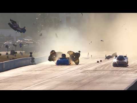This is every John Force crash/explosion in 2018 alone