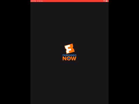 Fandango now app for iOS (ipad)