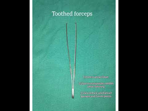 Uses of Toothed forceps👩⚕️