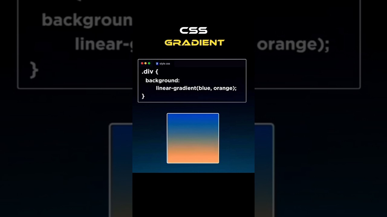 Linear gradient in CSS #css #webdesign