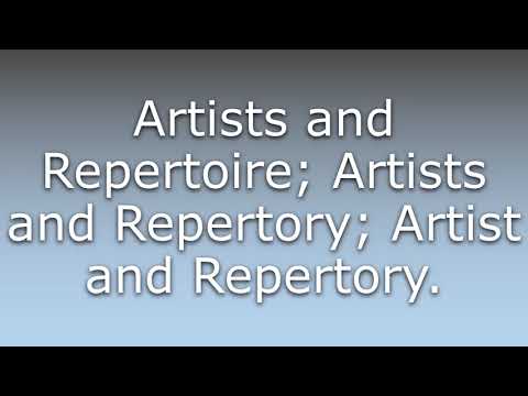 What does A & R mean?