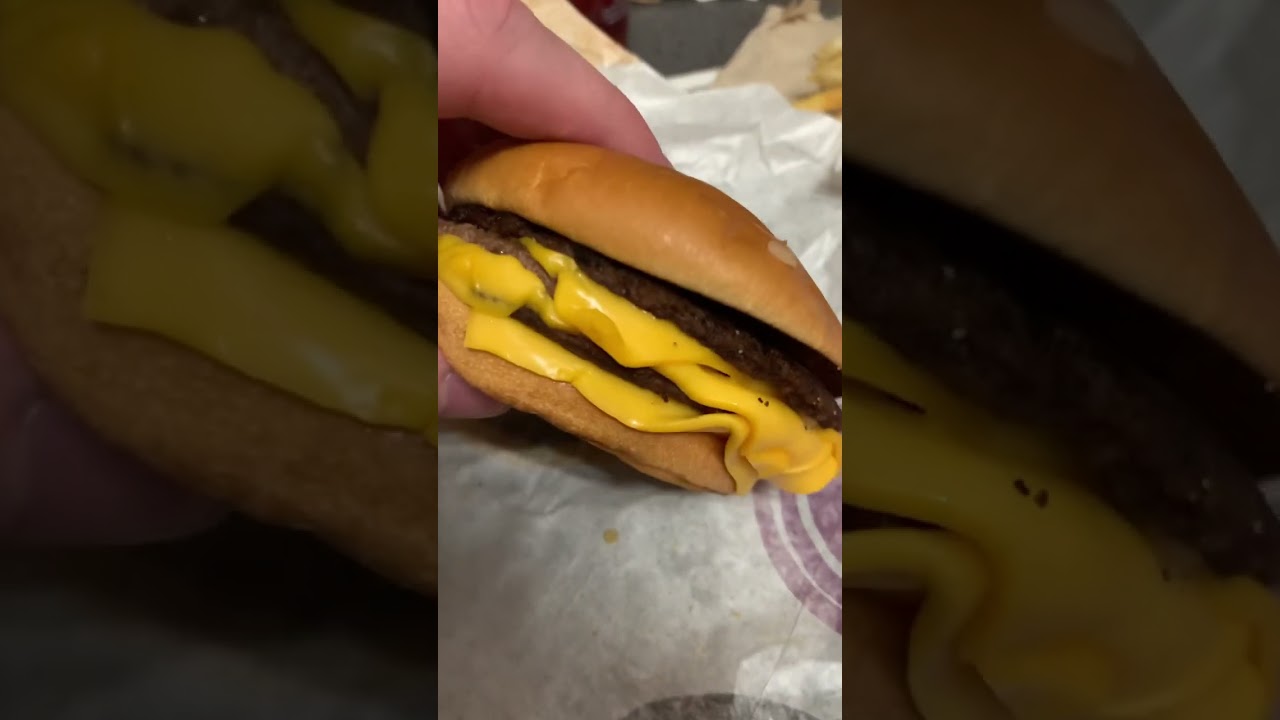 #1535 Burger Shorts: McDonald’s TRIPLE Cheeseburger! $4.79! 🍻 #shorts #burgers #mcdonalds