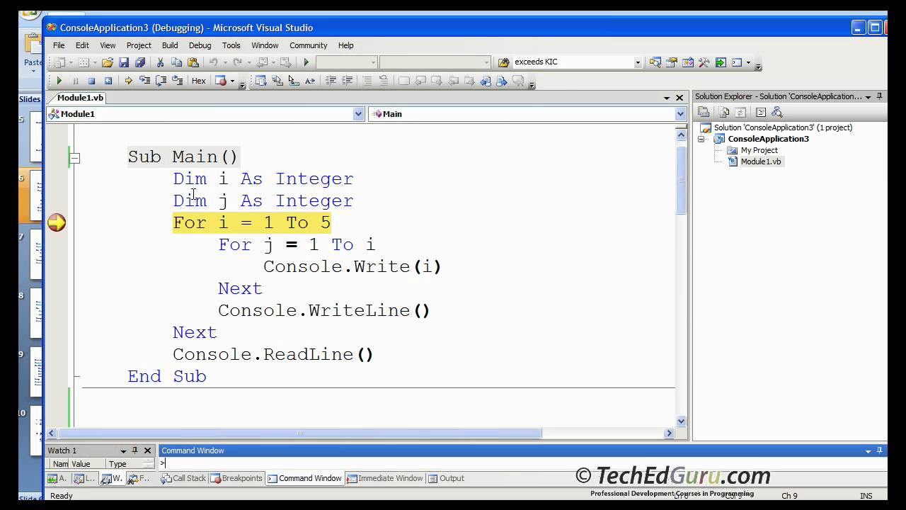 VB Beginner 5 - Loops (for, while, do...while)