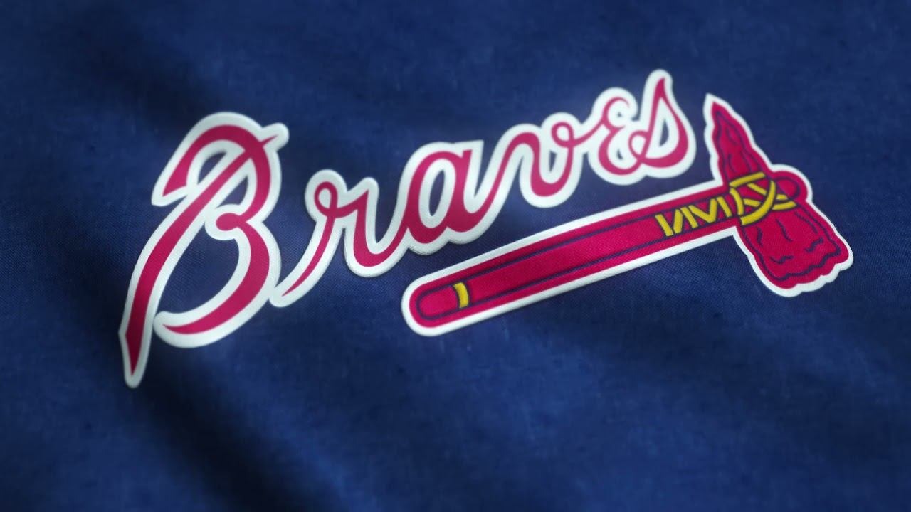 Atlanta Braves Logo Flag Animation Loop