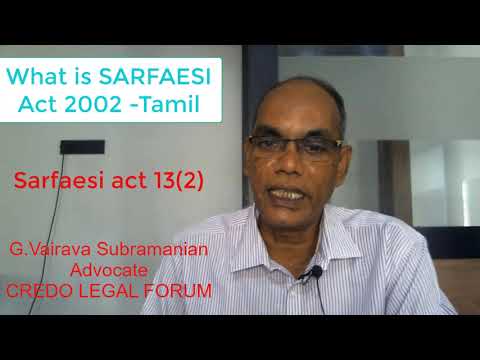 SARFAESI ACT 2002-In Tamil