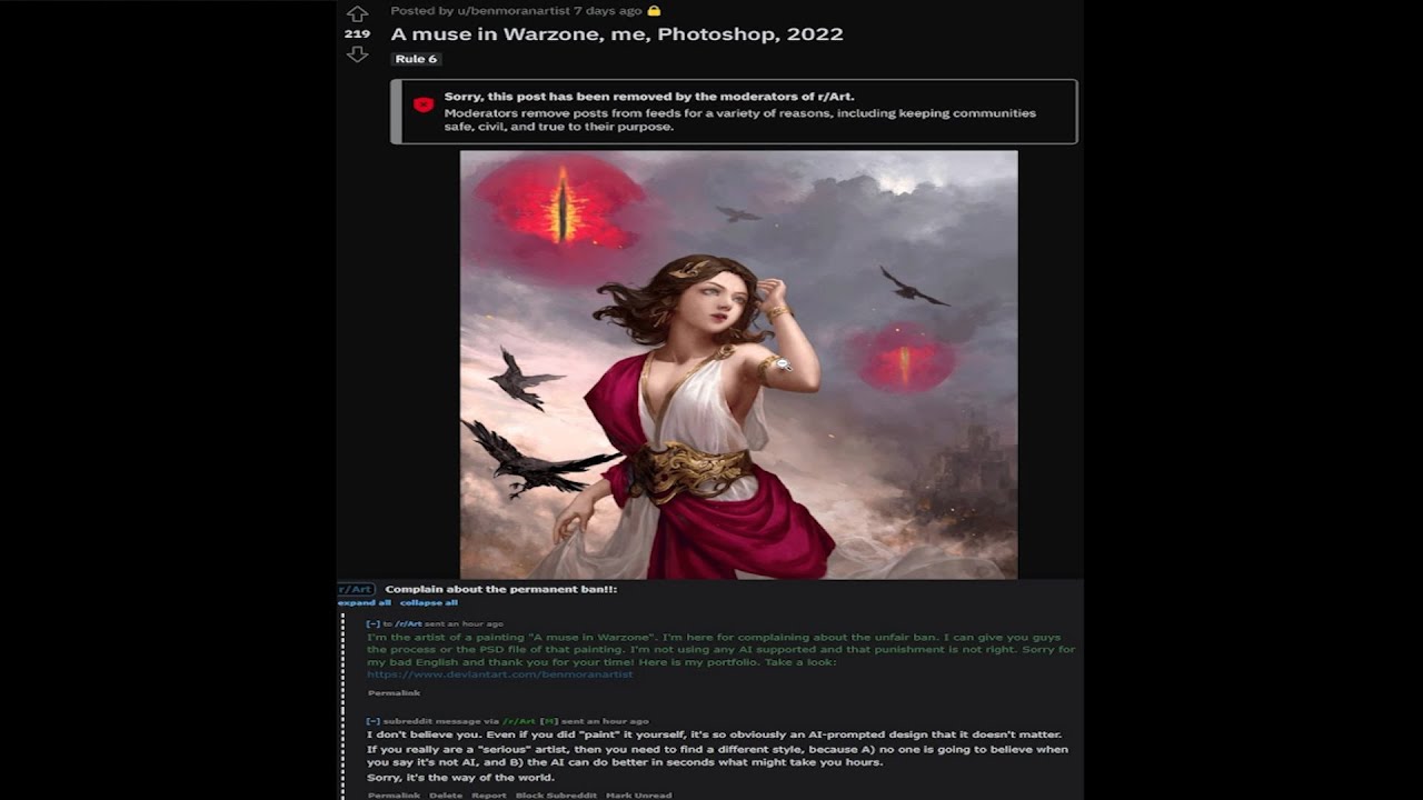 [閒聊] r/Art mod:你畫的圖太像AI你自己要檢討 - 看板C_Chat - PTT網頁版