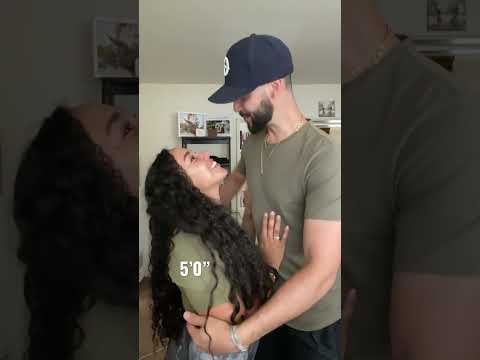 Major Height Difference| Guess our height B4 Video Reveal! #coupleshorts #shorts30